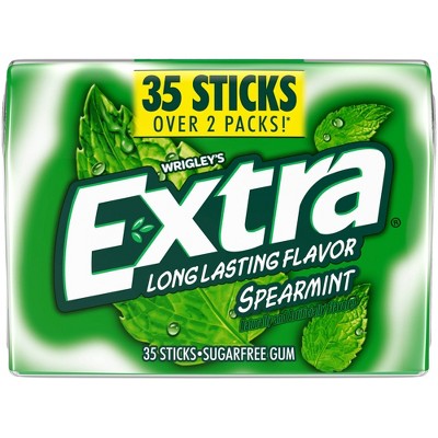 Extra Spearmint Sugar Free Chewing Gum - 35ct : Target