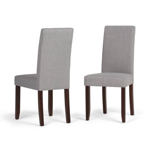 Set Of 2 Normandy Parson Dining Chairs Dove Gray - Wyndenhall : Target