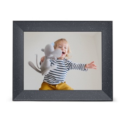 9" Mason Graphite Digital Photo Frame Black - Aura Home : Target