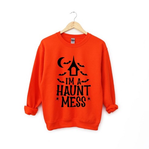 Simply Sage Market Women's Graphic Sweatshirt I'm A Haunt Mess : Target