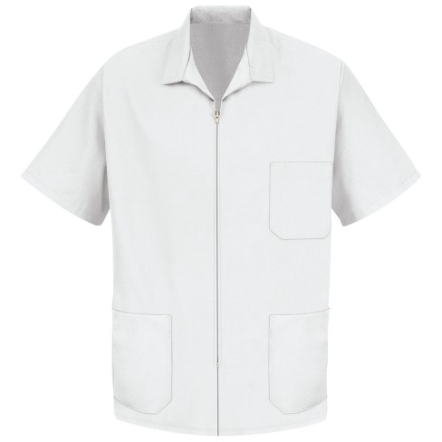 Red Kap Men's Zip-front Smock, White - X Large : Target
