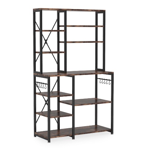 Tribesigns 10 Tier Kitchen Bakers Rack, Brown : Target