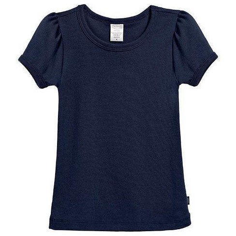 City Threads Usa-made 100% Cotton Soft Girls Short Sleeve Puff Tee ...