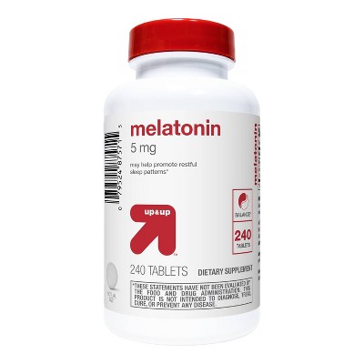Melatonin 5mg Supplement Tablets - 240ct - Up&up™ : Target