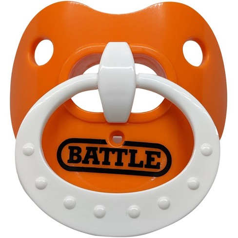 Battle Sports Binky Oxygen Lip Protector Mouthguard - Orange/white : Target