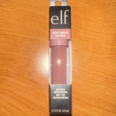 E.l.f. Sun Boss Gloss Sunscreen - Peachy Kween - Spf 25 - 0.13 Fl Oz ...