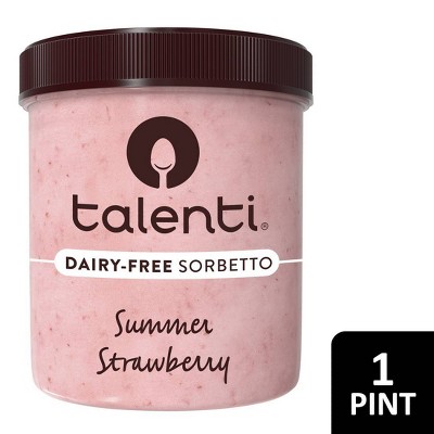 Talenti Summer Strawberry With Real Strawberries Dairy-free Sorbetto ...