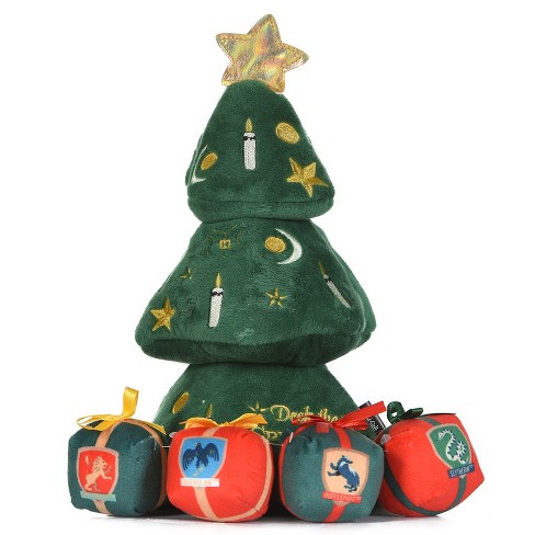 Harry Potter: 10" Holiday Tree Burrow Toy With Plush Squeaker House ...