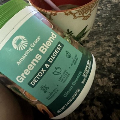 Amazing Grass Greens Blend Detox & Digest Vegan Powder - 7.4oz : Target