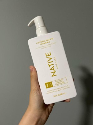 Native Coconut Milk & Turmeric Curls 2-in-1 16.5oz : Target