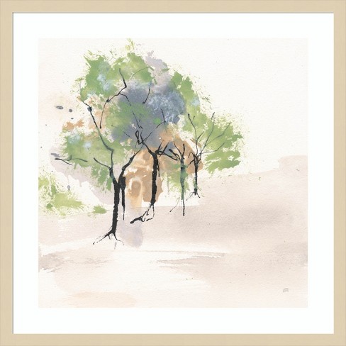 Amanti Art Tinted Treescape I By Chris Paschke Wood Framed Wall Art ...