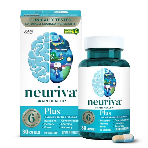 Neuriva Plus Brain Performance Capsules - 30ct : Target