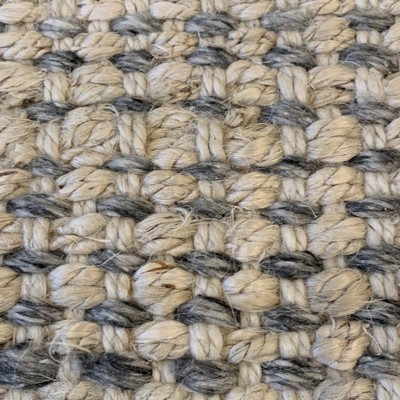 Malibu Woven Jute Rug With Fringe Cream/gray - Threshold™ Designed With ...