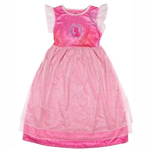 Seven Times Six Wicked Glinda Girl's Short-sleeve Sparkle Nightgown ...