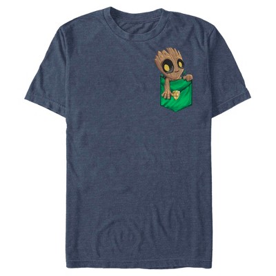 Men's Marvel Groot Front Pocket T-shirt : Target