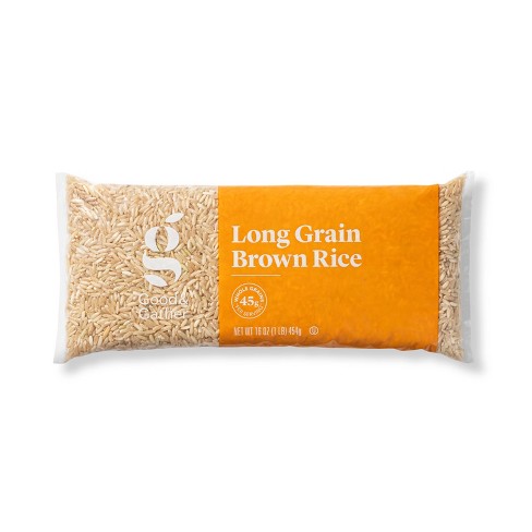 Long Grain Brown Rice - 1lb - Good & Gather™ : Target