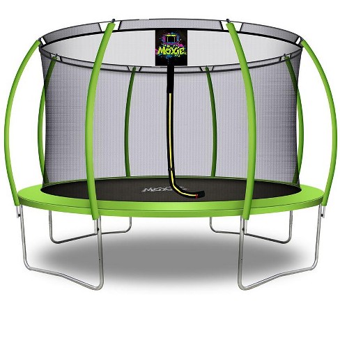 Machrus Moxie Pumpkin-shaped Outdoor Trampoline Set With Premium Top ...