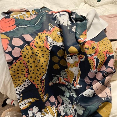 Marta Barragan Camarasa Animal Print Dark Jungle 84" X 50" Single Panel ...