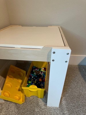 Teamson Kids Multi-activity Table With Reversible Tabletop & Chairs Set ...