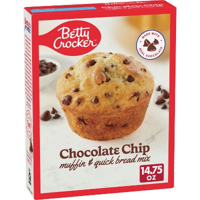 Betty Crocker Chocolate Chip Muffin And Quick Bread Mix - 14.75oz : Target