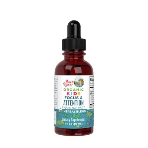 Maryruth's Kids Focus & Attention Drops, Org, 1 Oz : Target