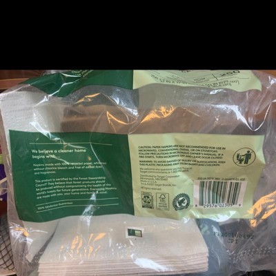 100% Recycled Napkins - 250ct - Everspring™ : Target