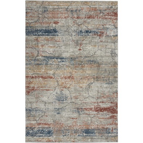 Nourison Rustic Textures Painterly Indoor Area Rug : Target