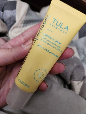 Tula Skincare Protect + Glow Daily Sunscreen Gel Broad Spectrum Spf 30 ...