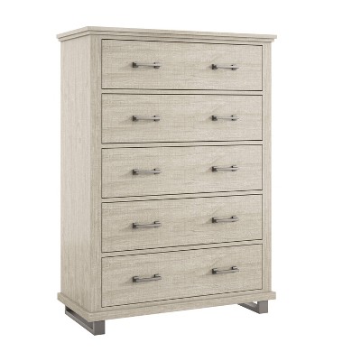 38'' Chest With 5 Drawers Beige - Accent Furniture: Festivo Farmhouse ...