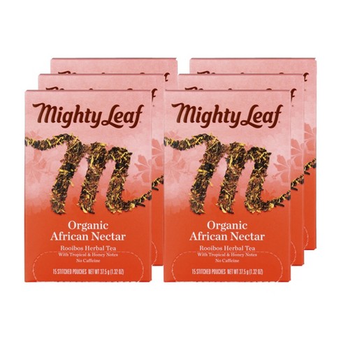 Mighty Leaf Tea African Nectar Hand-stitched Tea - Case Of 6/15 Bags ...