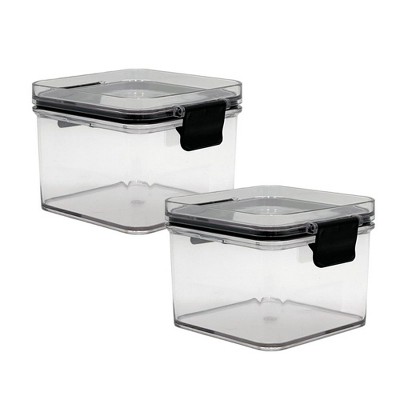 Basicwise Large Bpa-free Food Storage Containers With Lid - Perfect For ...