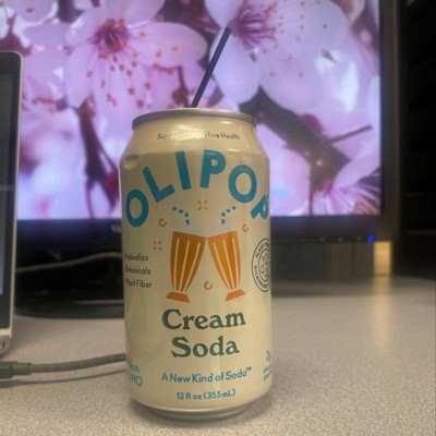 Olipop Cream Soda Sparkling Tonic - 12 Fl Oz : Target