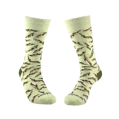 Feather Pattern Socks (women's Sizes Adult Medium) From The Sock Panda ...