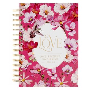 Christian Art Gifts Inspirational Journal, Love Is Patient Wide Ruled ...