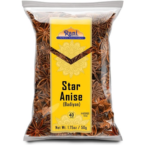 Star Anise Seeds (badian Khatai) - 1.75oz (50g) - Rani Brand Authentic ...