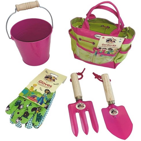 Tierra Garden Kids Pink Junior Garden Kit : Target