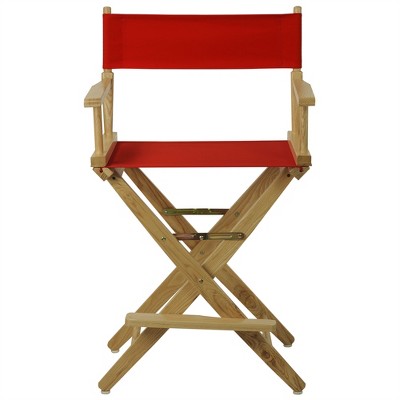 American Trails Extra-wide Premium 24" Directors Chair Natural Frame W ...
