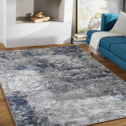 Hauteloom Ainslie Gray Marble Rug : Target