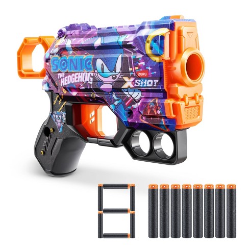 X-shot Sonic Super Speed Menace Skins Blaster : Target