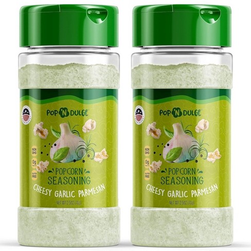 Popcorn Seasoning Cheesy Garlic Parmesan Gourmet Popcorn Flavoring, 2.5 ...
