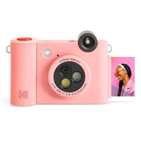 Kodak Smile+ 2x3 Digital Instant Print Camera W/effect Lenses, Pink ...