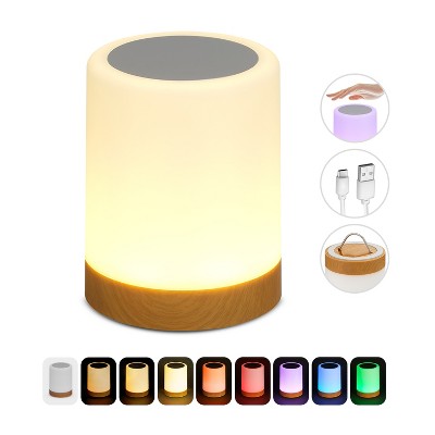 Globe Electric Led Integrated Rechargeable Portable Touch Lamp:usb, No ...