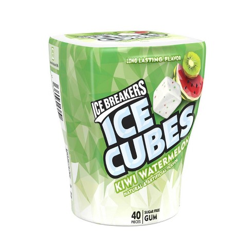 Ice Breakers Kiwi Watermelon Ice Cubes Gum - 3.24oz : Target