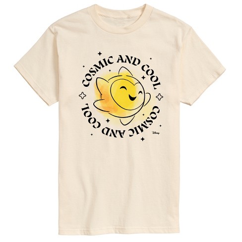Men's Disney Cosmic Cool Star Short Sleeve Graphic T-shirt - Cream ...