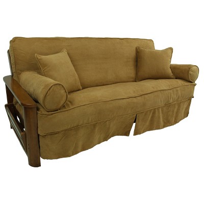 Blazing Needles Solid Microsuede Double Corded 8 To 9-inch Full Futon ...