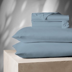 Color Sense 1200 Thread Count Wrinkle Resistant Sateen 4-Piece Sheet ...
