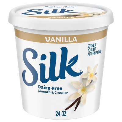 Silk Vanilla Soy Milk Yogurt Alternative - 24oz : Target