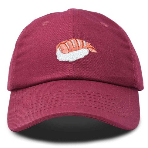 Dalix Shrimp Nigiri Embroidered Sushi Cotton Dad Hat Baseball Cap ...