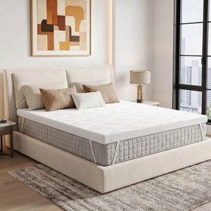 Dyonery Extra Firm Cooling Gel Memory Foam Mattress Topper for Back ...