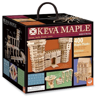 Mindware Keva Maple 400 Solid-wood Plank Set - Building Blocks - 400 ...